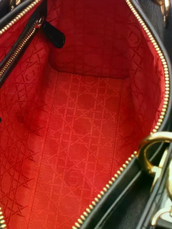 Dior 2010s Lady Cannage Tote Bag - Black