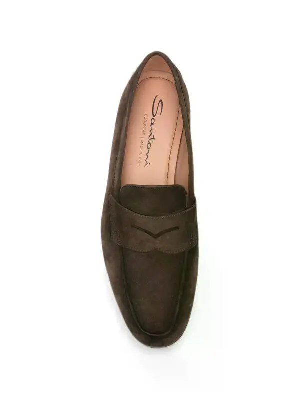 Santoni New Carla Penny Loafers