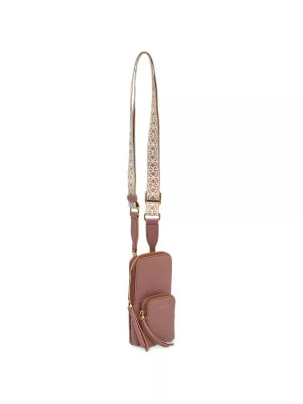 COCCINELLE Mini Pixie Grained Leather Phone Bag