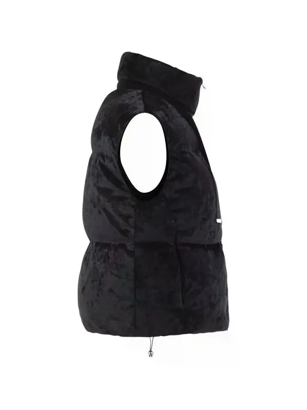 Herno Velvet-effect Padded Gilet