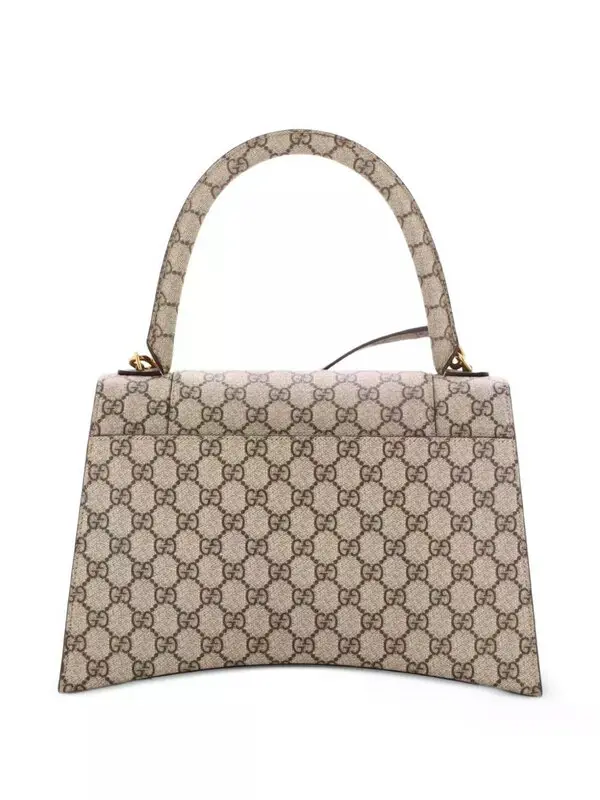 Gucci X Balenciaga The Hacker Project Hourglass Top Handle Bag - Brown