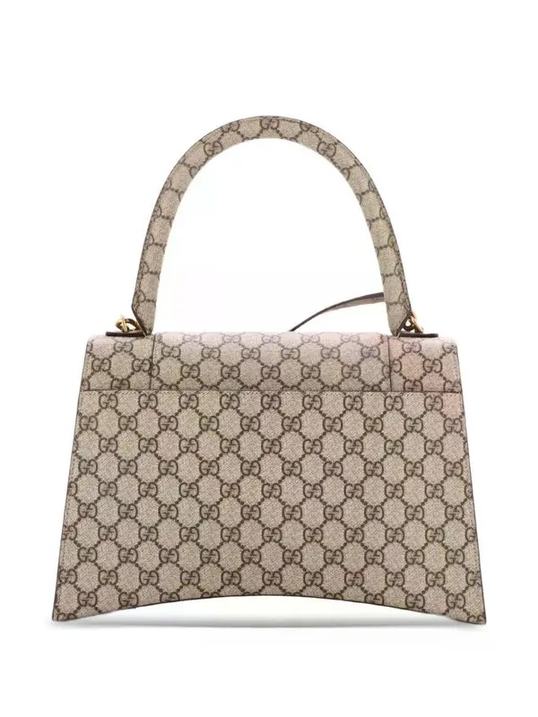 Gucci X Balenciaga The Hacker Project Hourglass Top Handle Bag - Brown