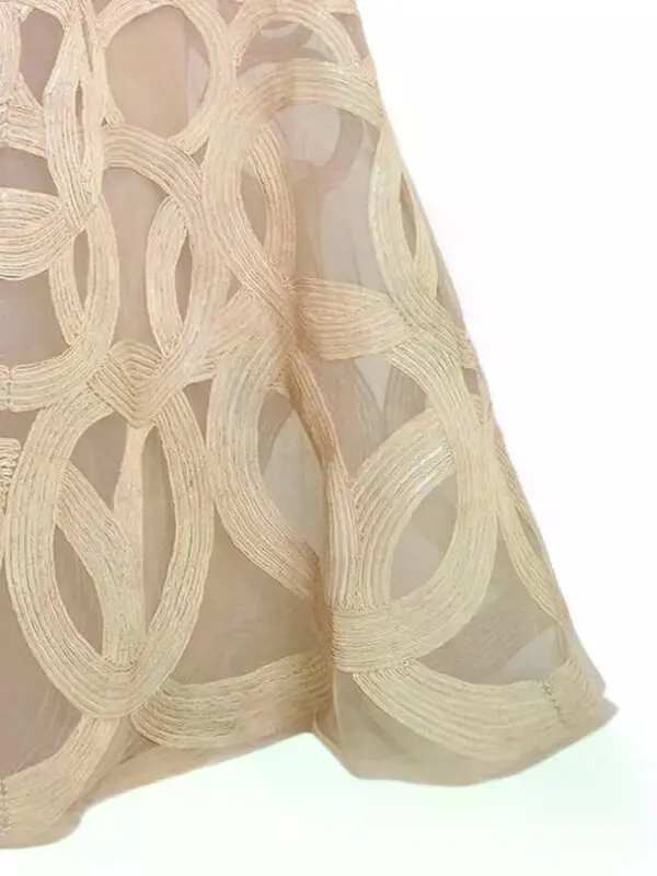 Elie Saab Sequin-embroidered Strapless Gown