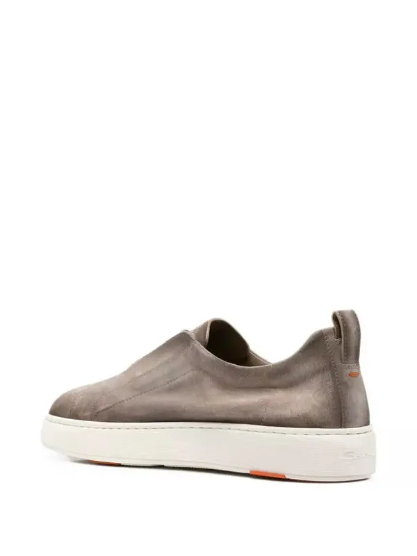 Santoni Victory Suede Sneakers - Grey