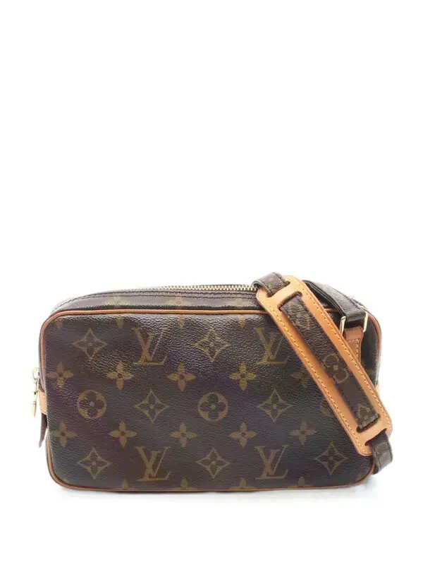 LOUIS VUITTON 2003 Monogram Marly Bandouliere Shoulder Bag - Brown