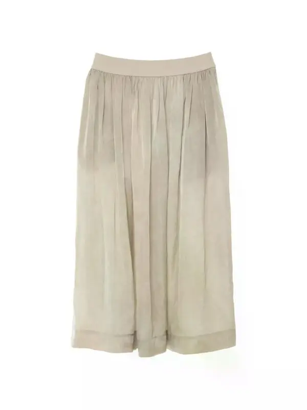 UMA WANG Gillian Midi Pleated Skirt - Neutrals