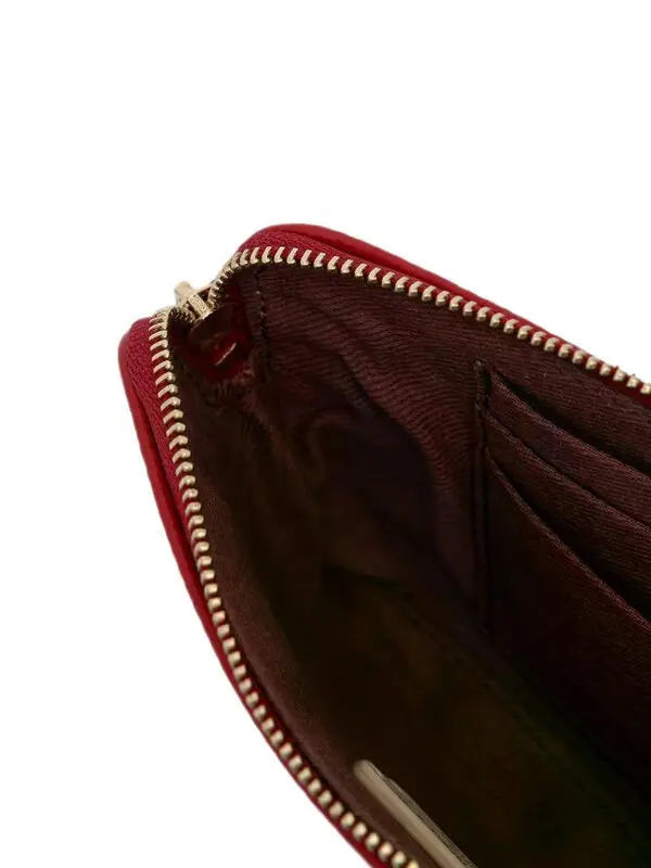 COCCINELLE Small C-me Softy Logo-print Grained Leather Purse