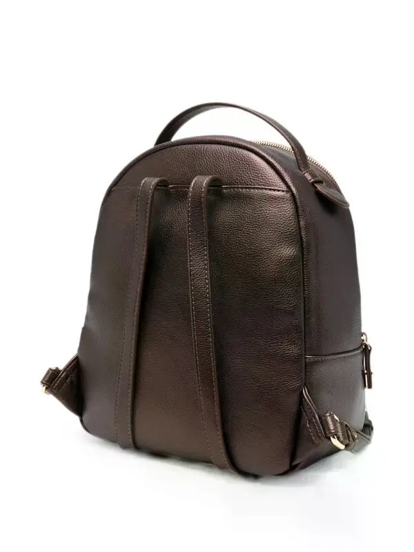 Liu Jo Logo-plaque Pebbled-effect Backpack