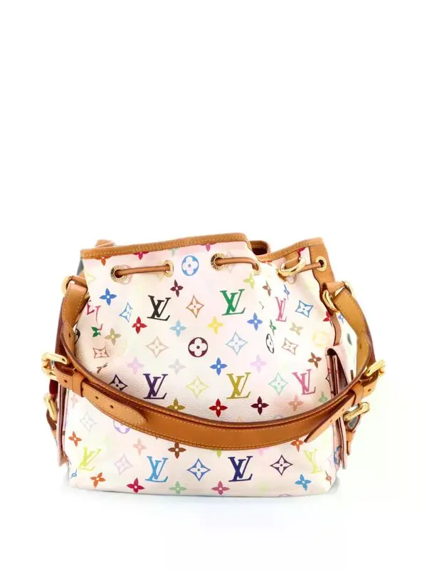 LOUIS VUITTON Petit Noe Handbag Monogram Multicolor Bucket Bag