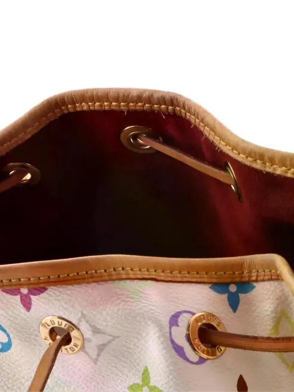 LOUIS VUITTON Petit Noe Handbag Monogram Multicolor Bucket Bag