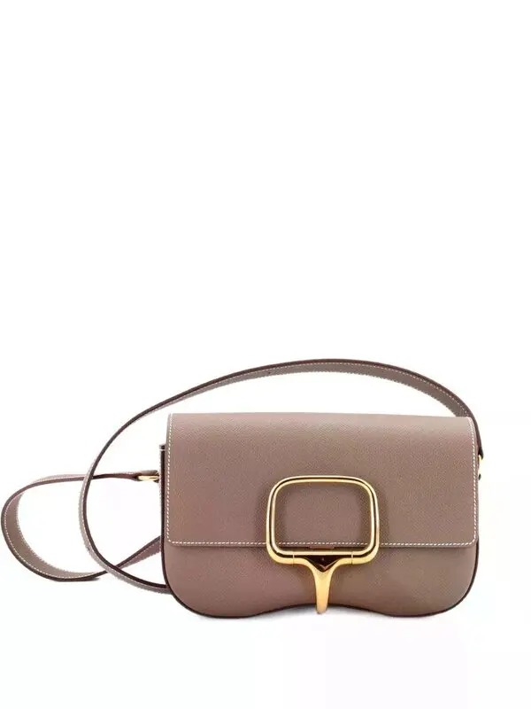 Hermès Della Cavalleria Elan Shoulder Bag Epsom Crossbody Bag - Grey