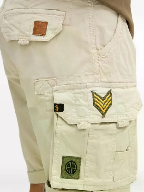 Alpha Industries Crew Patch-detail Cargo Shorts