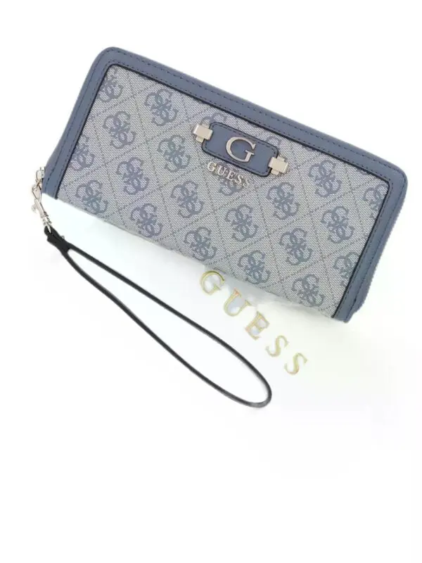 Guess Logo-print Detachable-strap Wallet