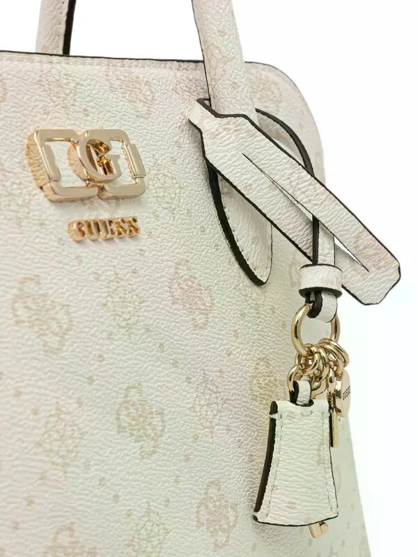Guess Emelie Monogram-print Logo-plaque Tote Bag