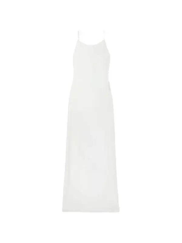 NILI LOTAN Annette Stretch-jersey Maxi Dress - White