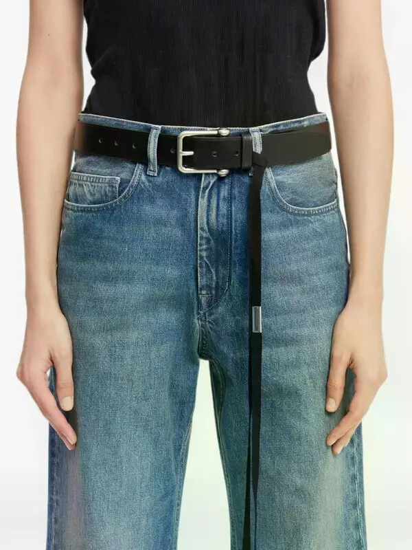 ANN DEMEULEMEESTER Buckle-fastening Leather Belt