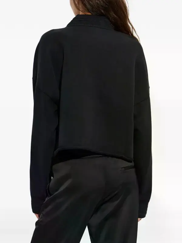Off-White Logo-embroidered V-neck Sweatshirt