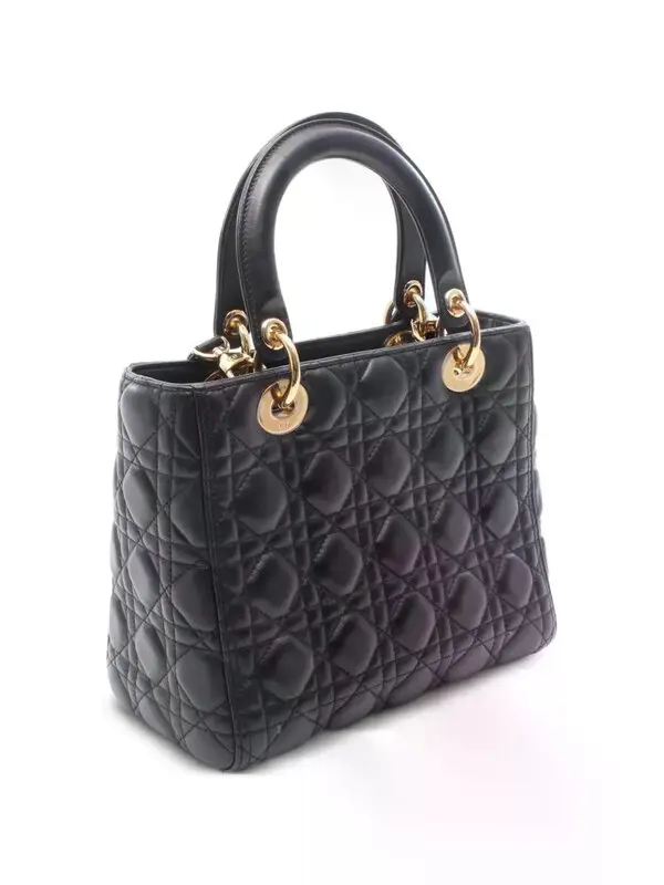 Dior 2010s Lady Tote Bag - Black