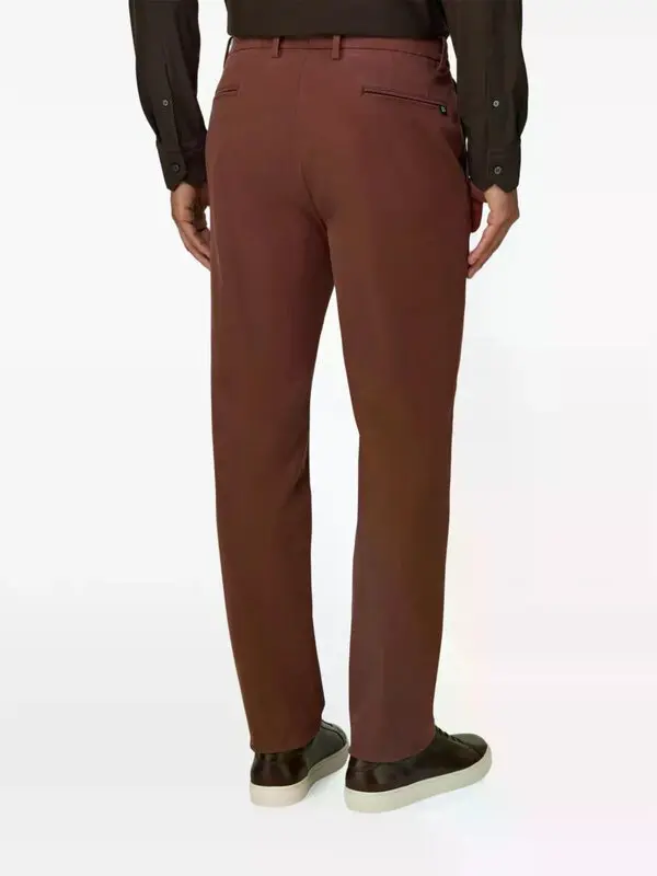 Boggi Milano Stretch Cotton Tencel Trousers