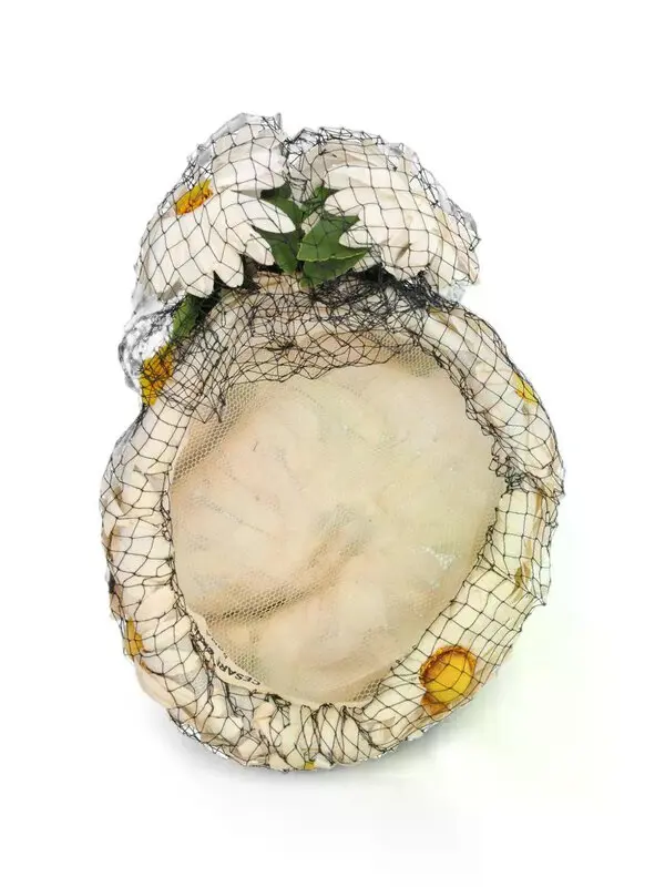 CESARE CANESSA Floral-embellished Hat