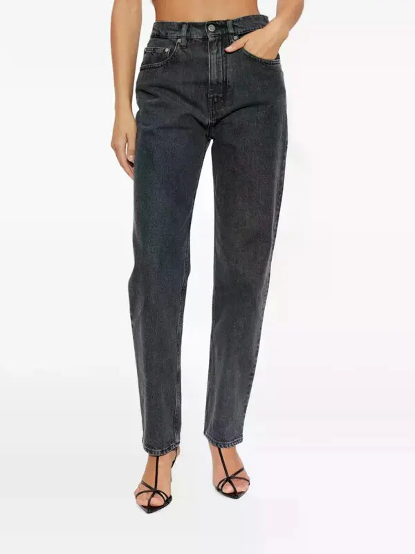 JIL SANDER Button Tapered-leg Jeans