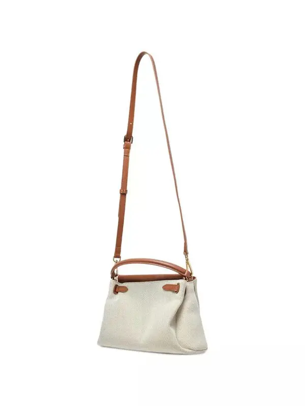Jw Pei Carmen Canvas Top Handle Bag - Brown