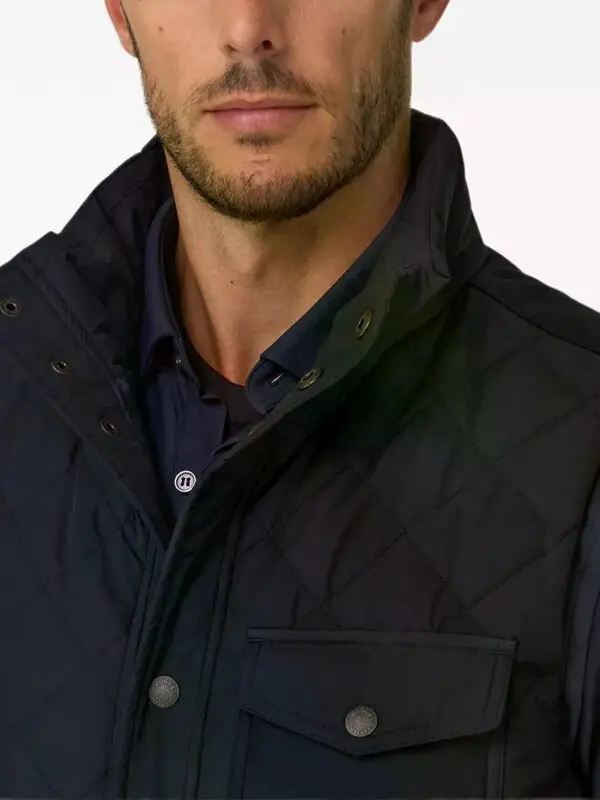 Boggi Milano Padded Gilet In Technical Fabric