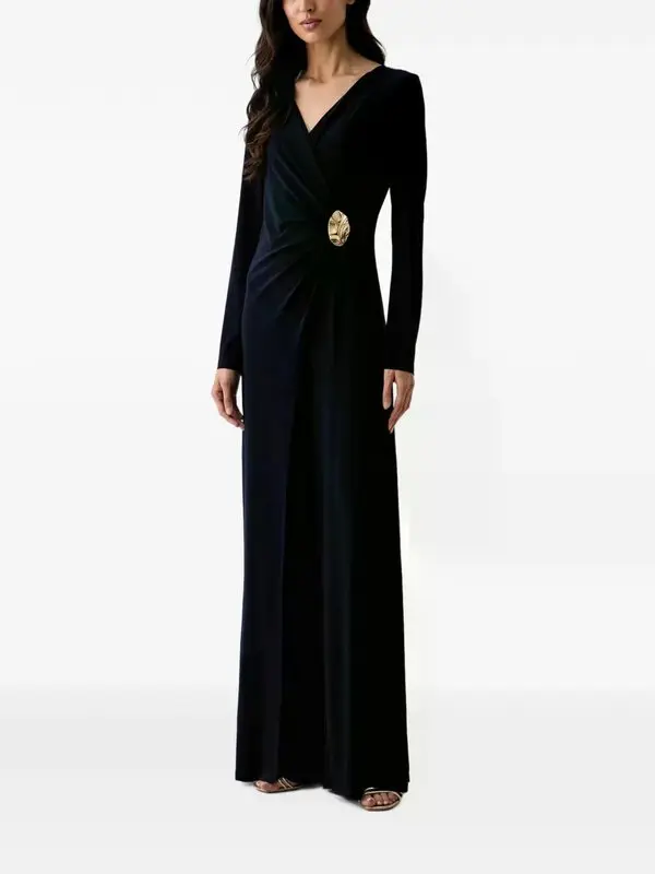 Joseph Ribkoff Embellished Wrap-style Jumpsuit