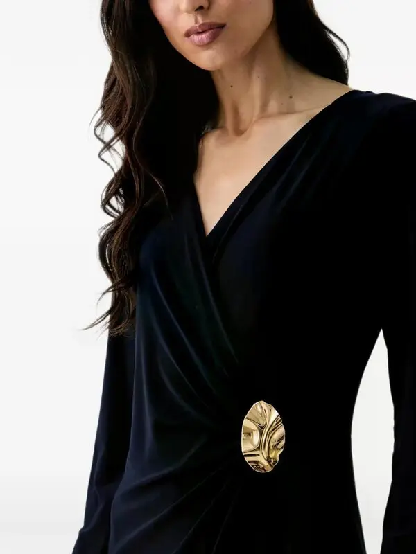 Joseph Ribkoff Embellished Wrap-style Jumpsuit