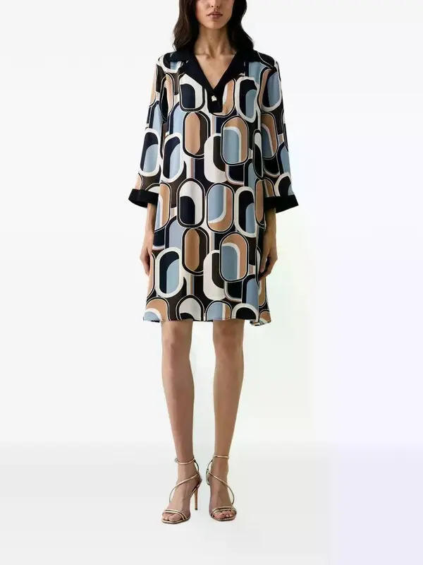 Joseph Ribkoff Geometric-print Shift Dress