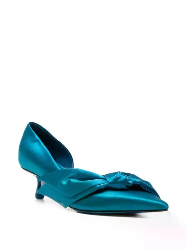 JIMMY CHOO Bow-detail Pointed-toe Pumps