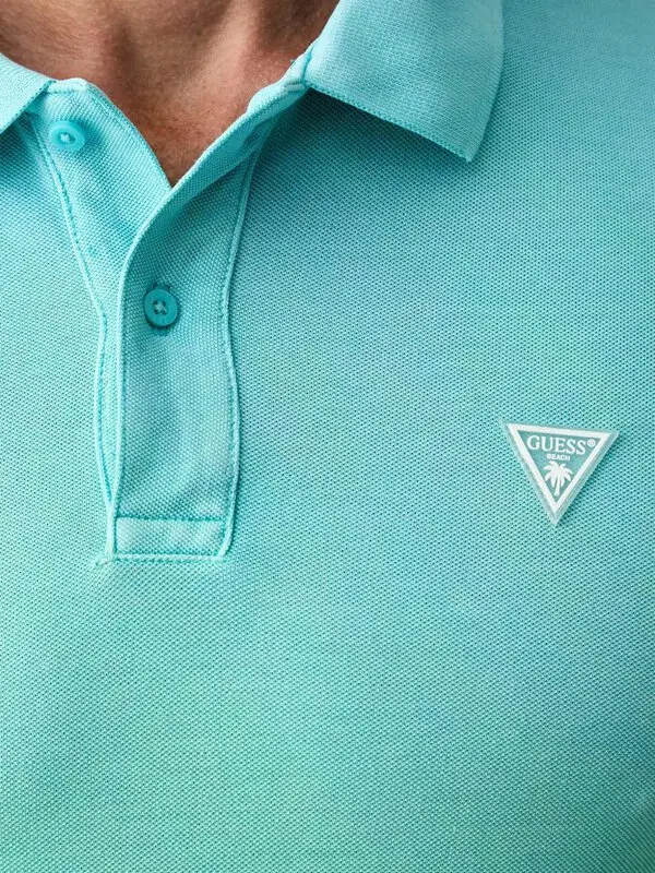 Guess Logo-patch Polo Shirt