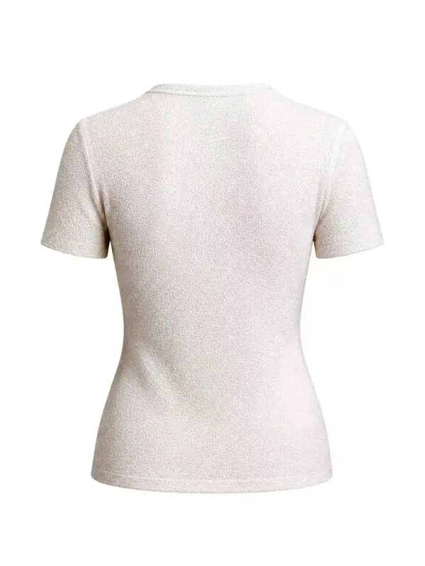 Vince Textured Short-sleeve Sweater