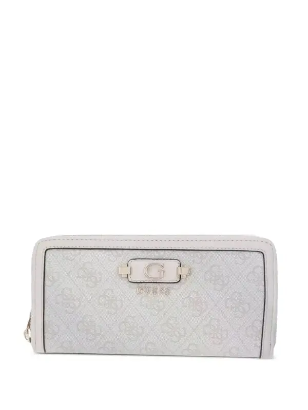 Guess Lindsey Logo-print Wallet - Neutrals