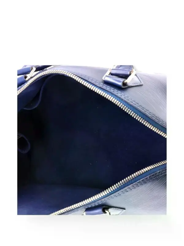 LOUIS VUITTON Alma Handbag Epi Leather Pm Satchel - Blue