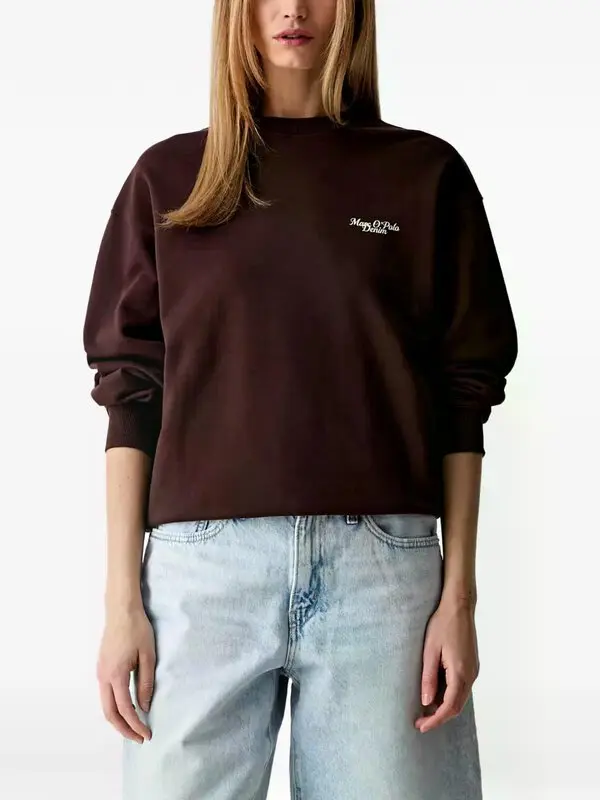 Marc O'polo Graphic-print Sweatshirt - Brown