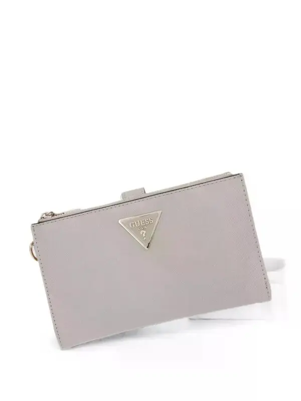 Guess Logo-plaque Wristlet Wallet