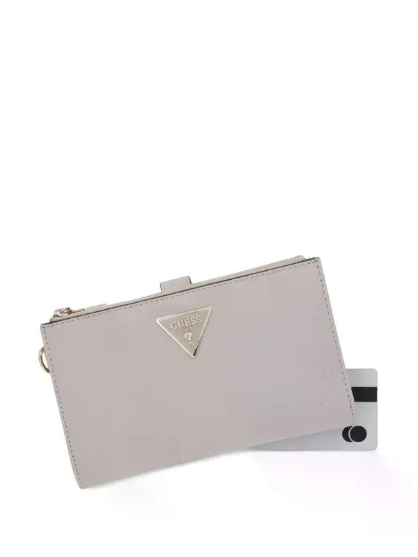 Guess Logo-plaque Wristlet Wallet