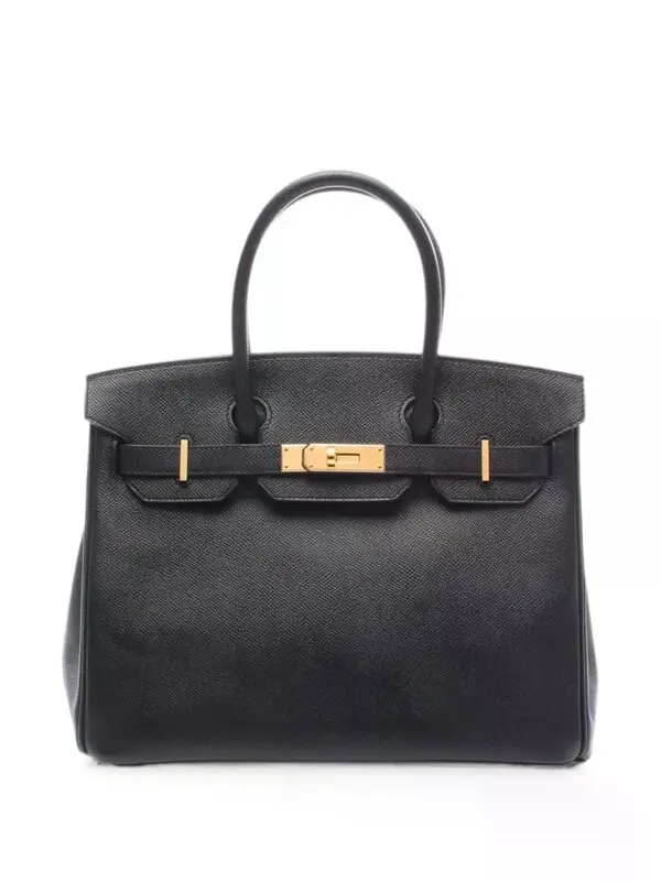 Hermès 2010s Birkin 30 Epsom Tote Bag - Black
