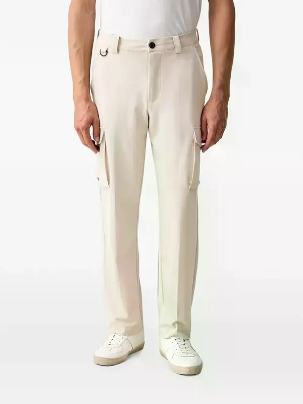 Guess X North Sails Logo-patch Cargo Pants - Neutrals