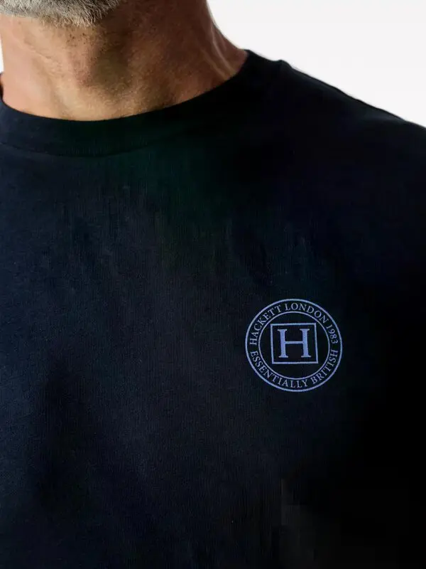 HACKETT LONDON Logo-print Crew Neck T-shirt