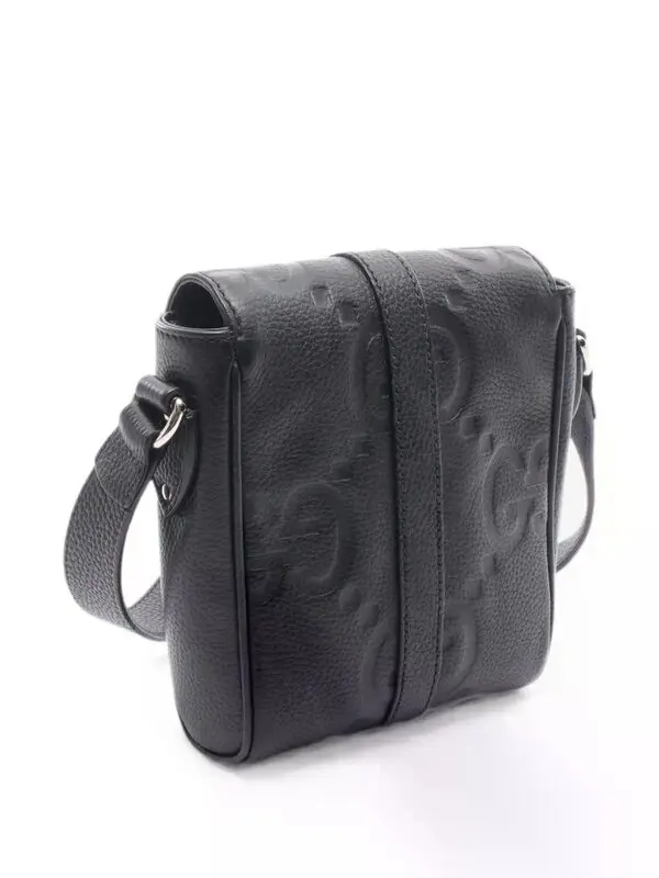 Gucci 2010s Jumbo Gg Leather Messenger Bag