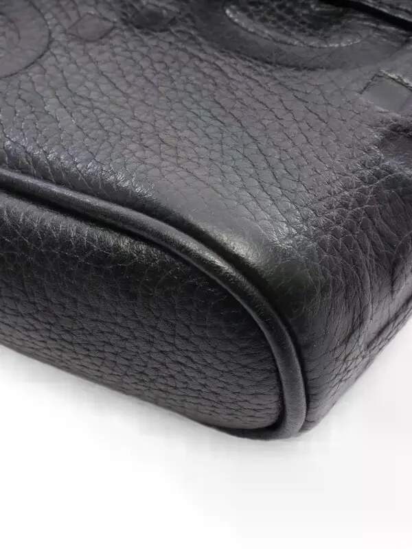 Gucci Leather Jumbo Gg Messenger Bag