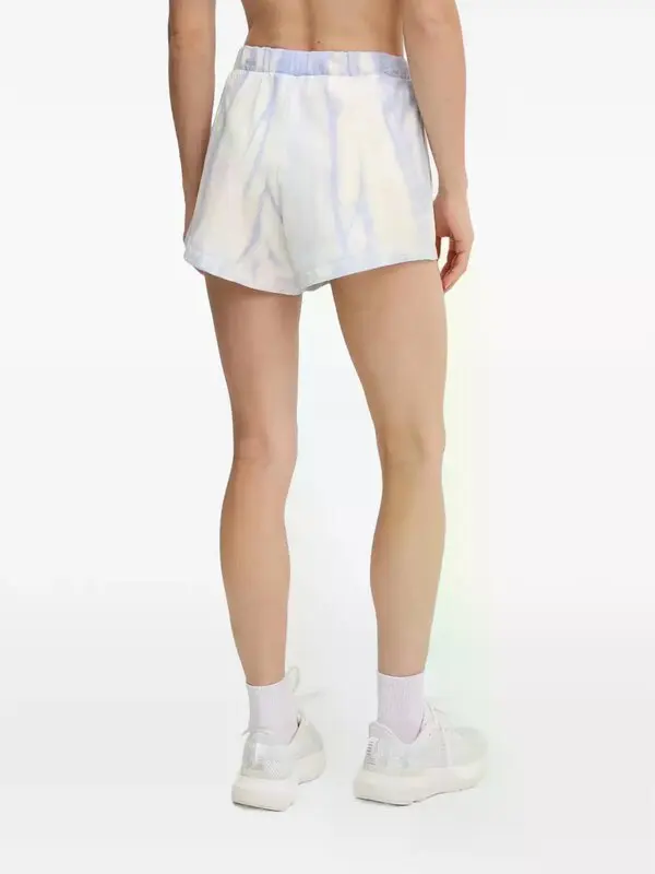 Guess Tie-dye Logo-print Mini Shorts
