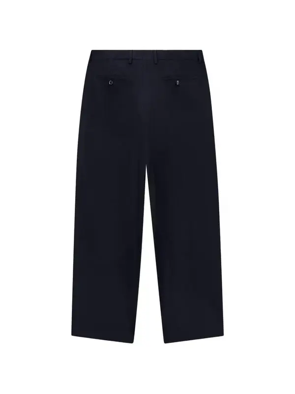 Giorgio Armani Pleated-detail Trousers - Blue