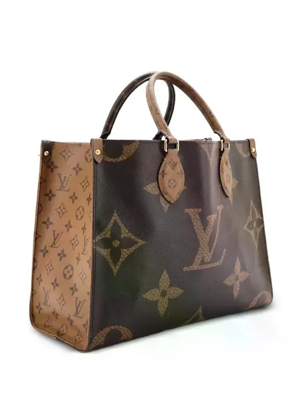 LOUIS VUITTON Onthego Reverse Monogram Giant Mm Tote Bag - Brown