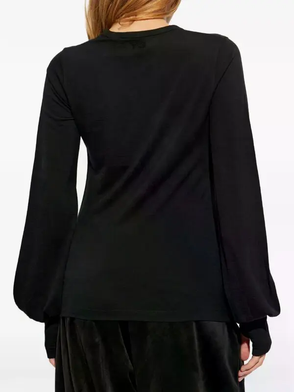 Y3 Puffed-sleeve Long-sleeve T-shirt