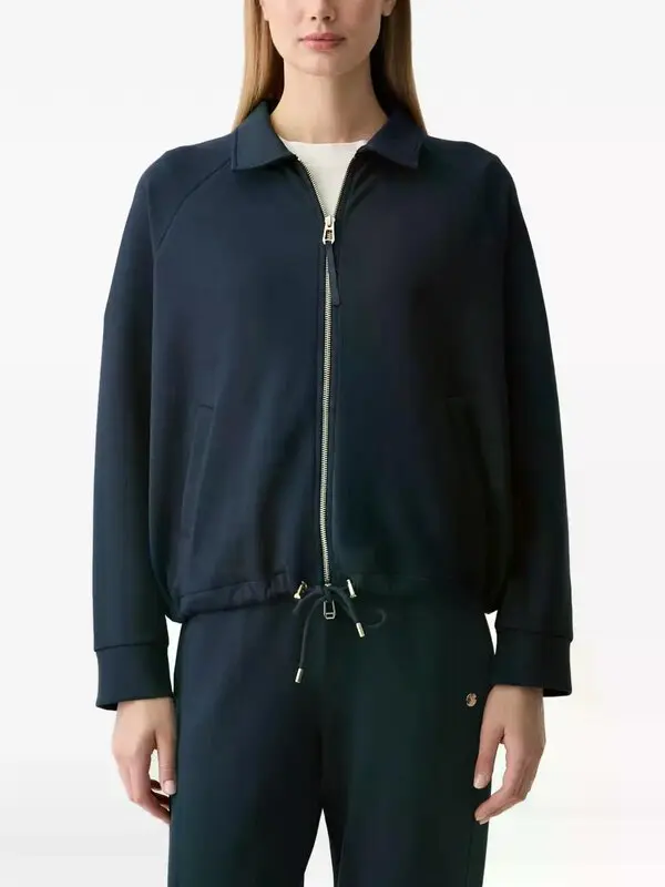JOOP! Drawstring-hem Raglan-sleeve Jacket - Blue