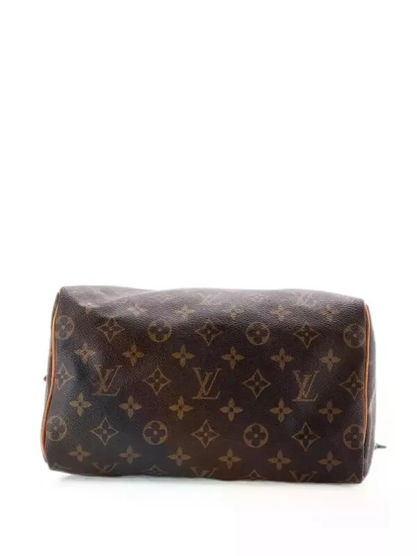 LOUIS VUITTON Speedy Handbag Monogram Canvas 25 Satchel - Brown
