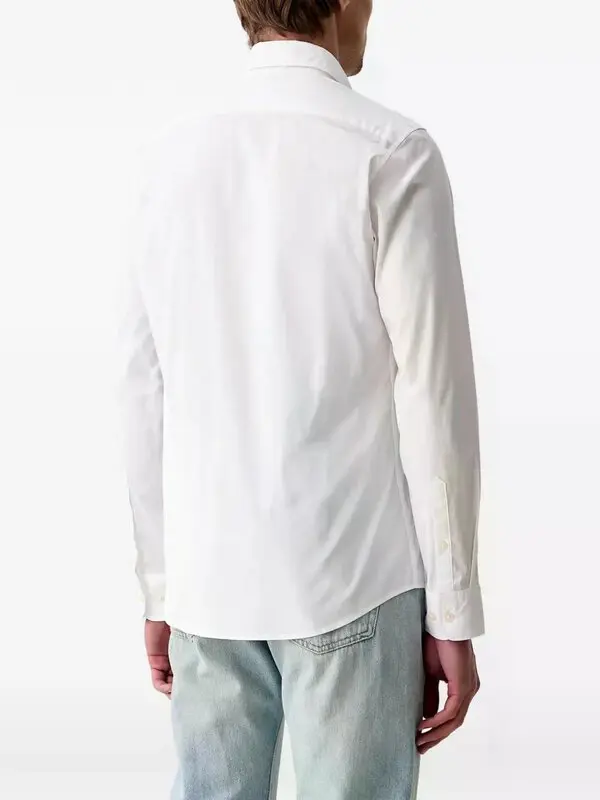Marc O'polo Logo-embroidered Long-sleeve Shirt